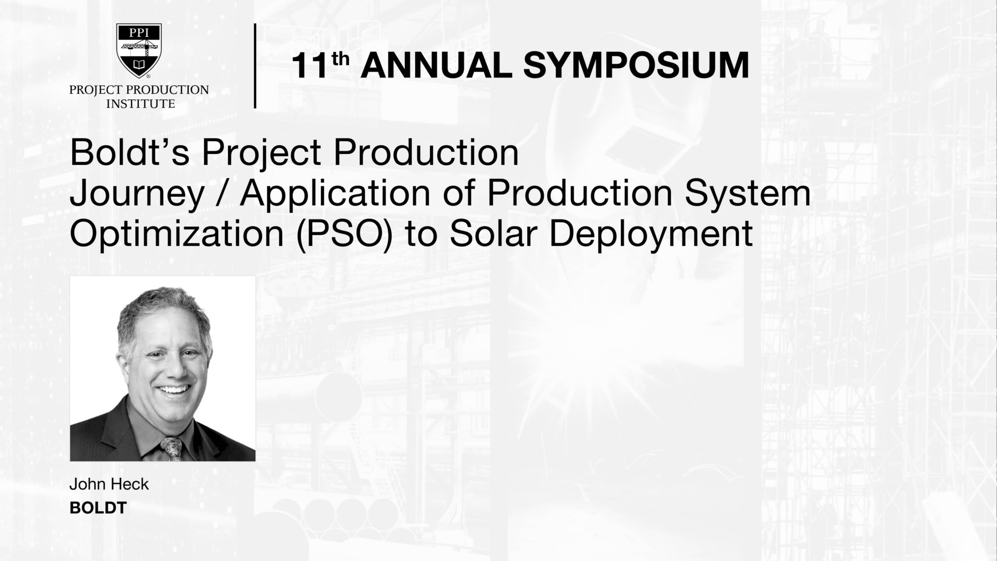 Boldts Project Production Journey Application Of Production System Optimization Pso To